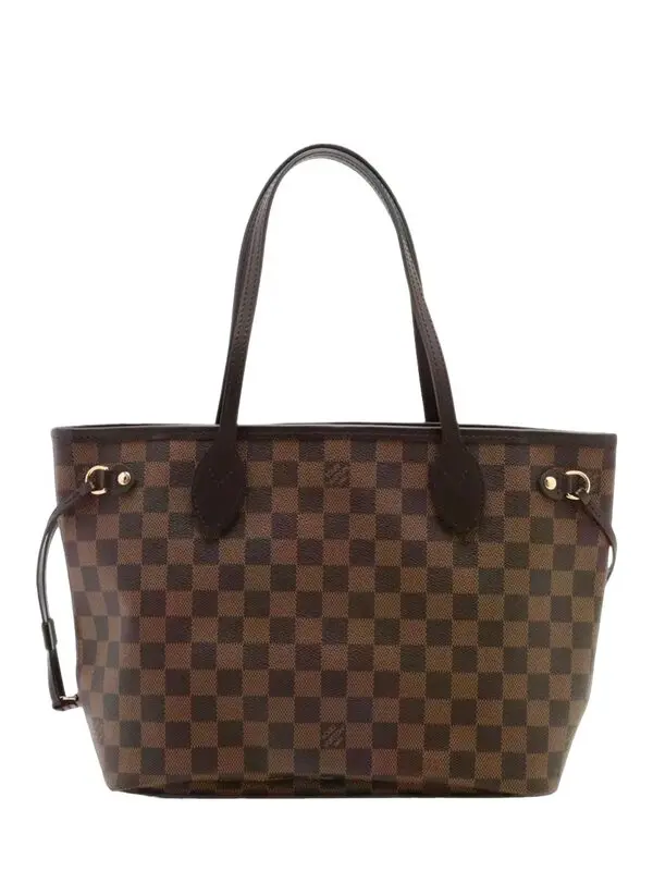 LOUIS VUITTON 2021-2026 Damier Ebene Neverfull Pm Tote Bag - Brown