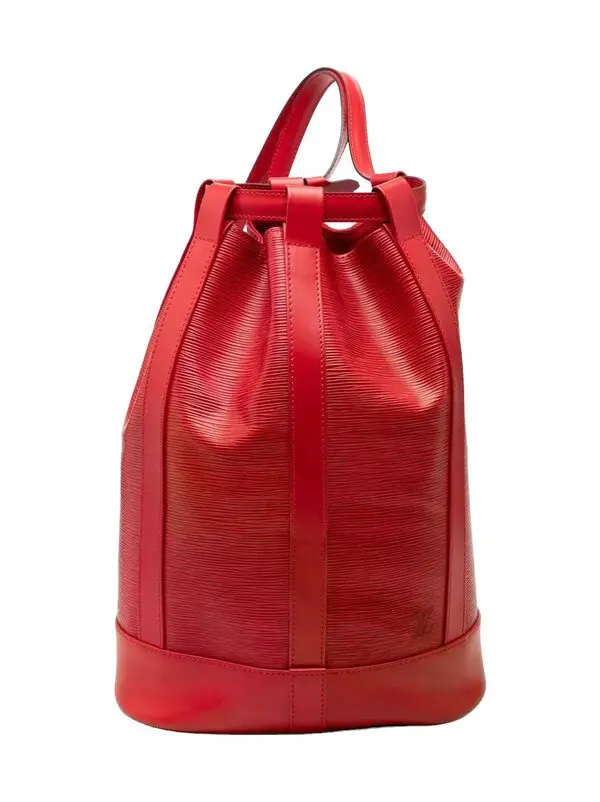 LOUIS VUITTON Epi Randonnee Pm Backpack - Red