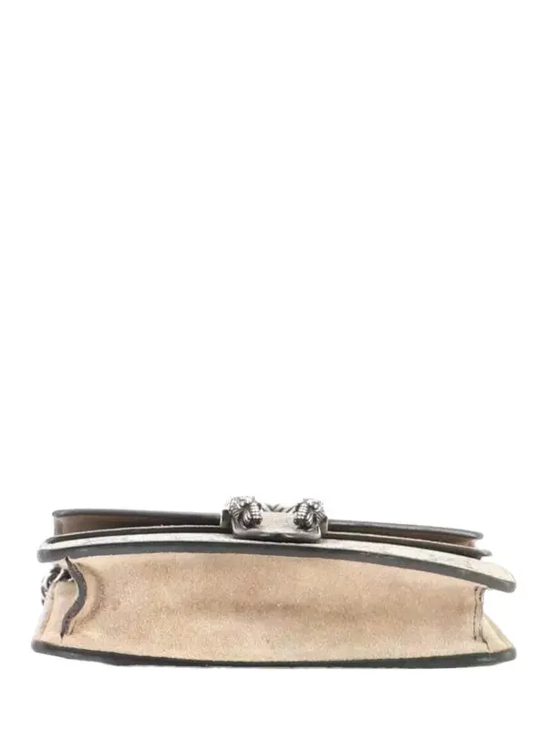 Gucci Dionysus Bag Gg Coated Canvas Super Mini Cross Body Bag - Brown