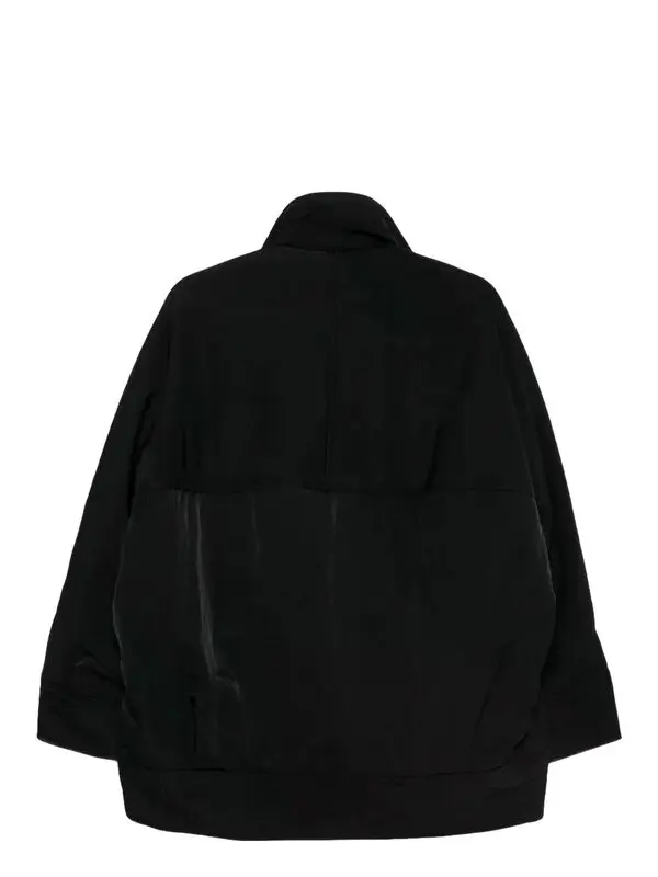 Christian Wijnants High-neck Flap-pocket Coat - Black