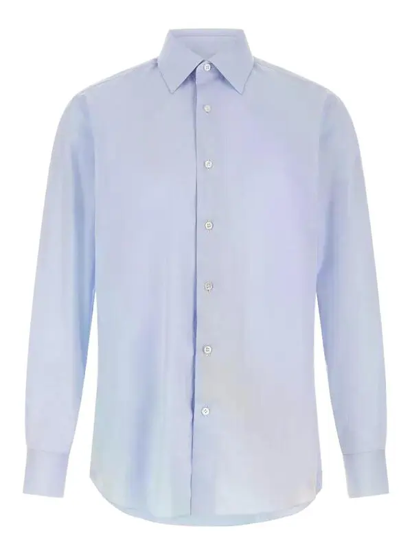 Brioni Clark French-collar Shirt - Blue