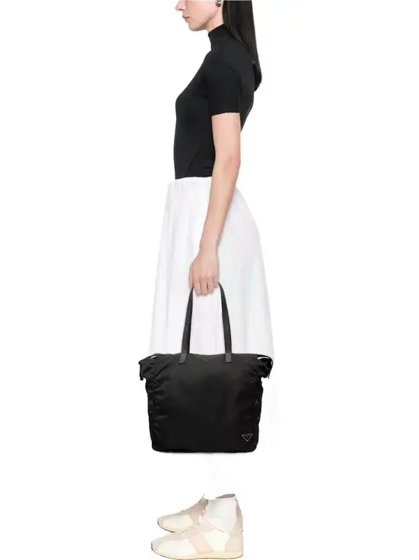 Prada Tessuto Tote Bag - Black