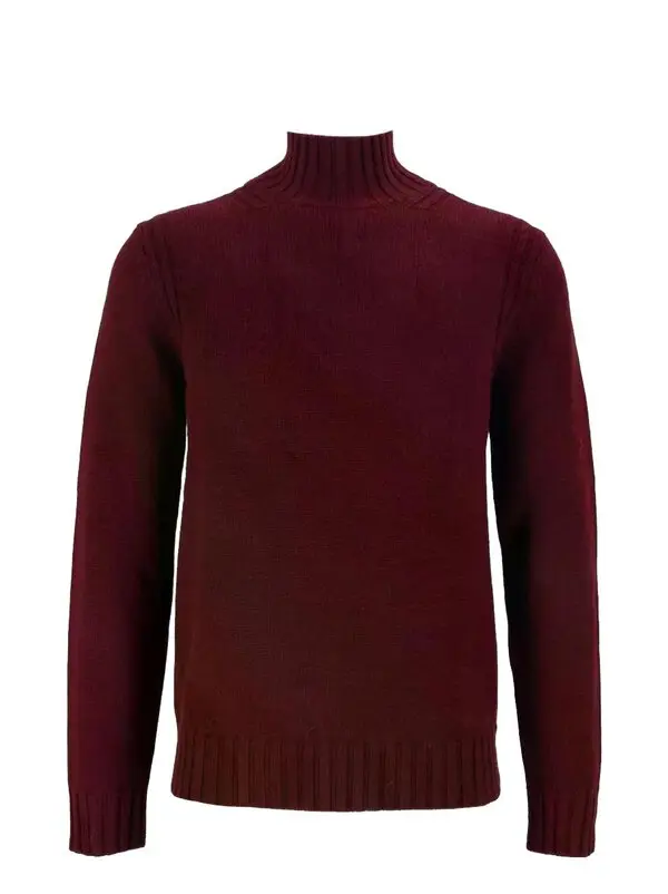 BALLANTYNE Ribbed-knit Sweater - Red
