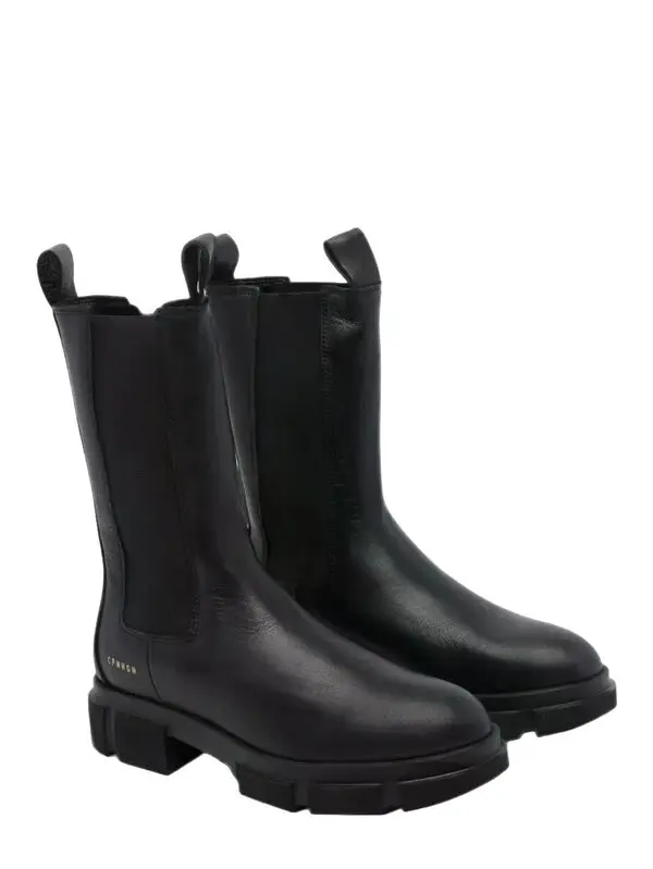 COPENHAGEN  Chunky-sole Chelsea Boots - Black
