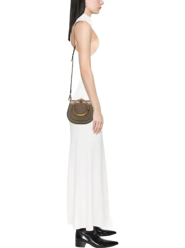 Chloé Leather Nile Bracelet Satchel - Grey