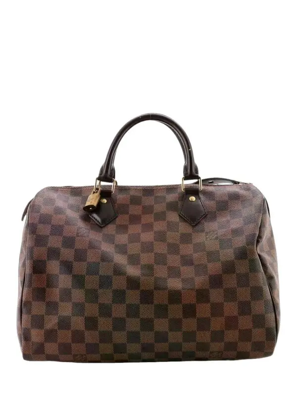 LOUIS VUITTON Damier 30 Satchel - Brown