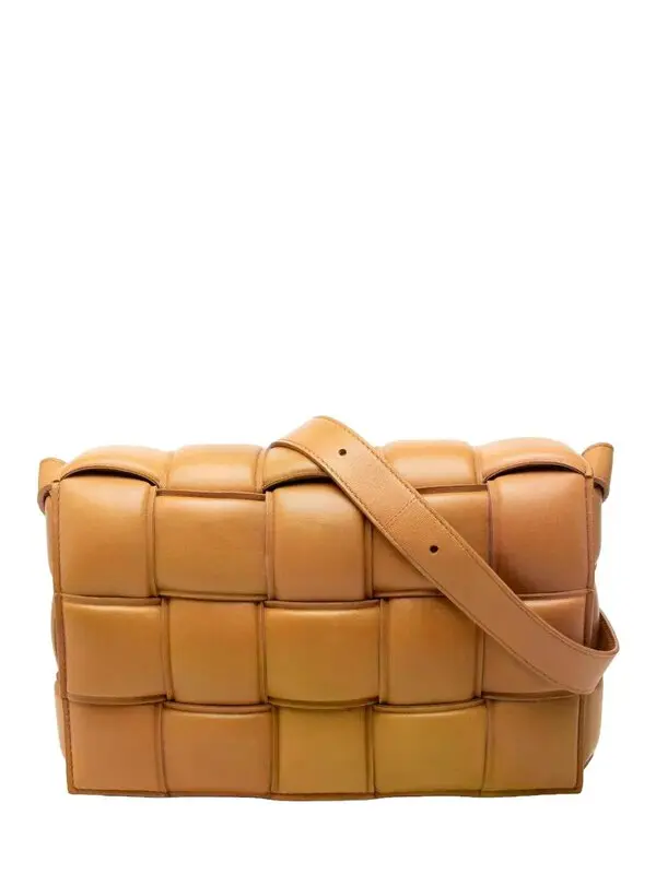 Bottega Veneta Nappa Intrecciato Padded Cassette Cross Body Bag - Brown
