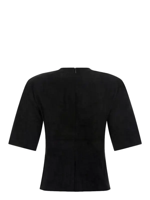 Stouls Luv Suede T-shirt - Black