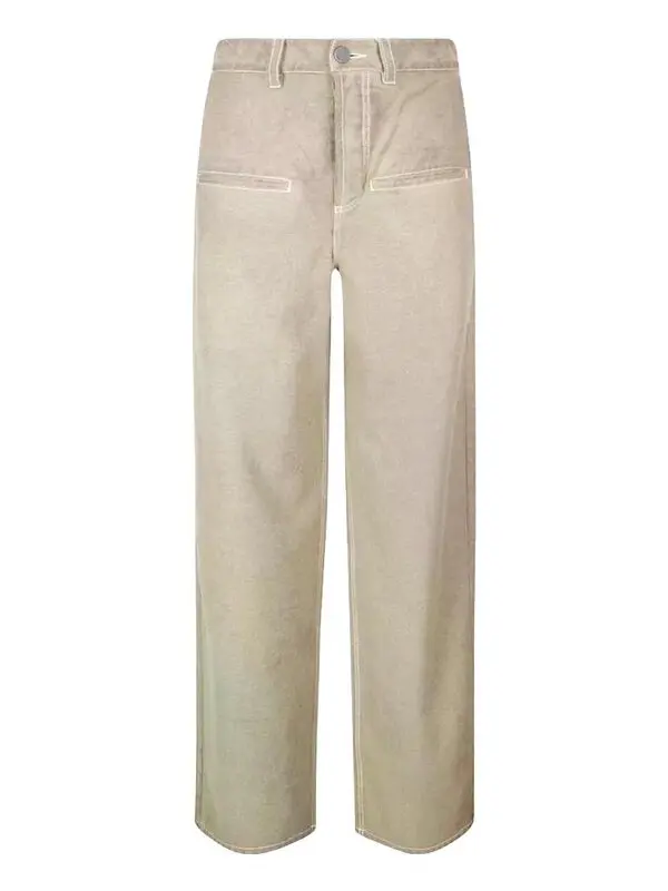 UMA WANG Ball Straight-leg Trousers - Neutrals