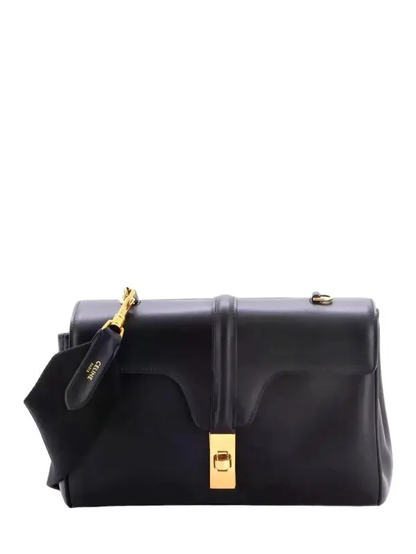 Celine Smooth Calfskin Shoulder Bag - Black
