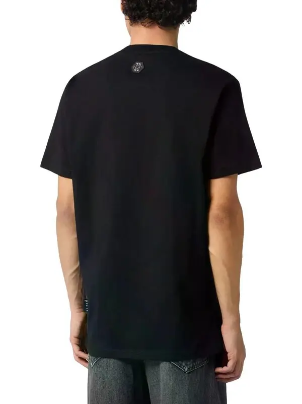 Philipp Plein Rhinestone-embellished Rocket T-shirt - Black