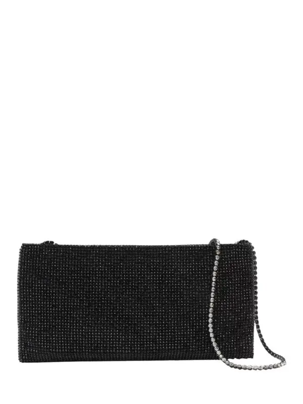 Benedetta Bruzziches Mini Your Best Friend La Petite Crystal-embellished Clutch Bag - Black