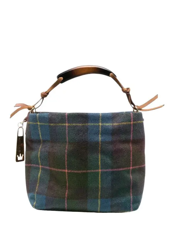 LA MILANESA Tartan-check Tote Bag - Blue