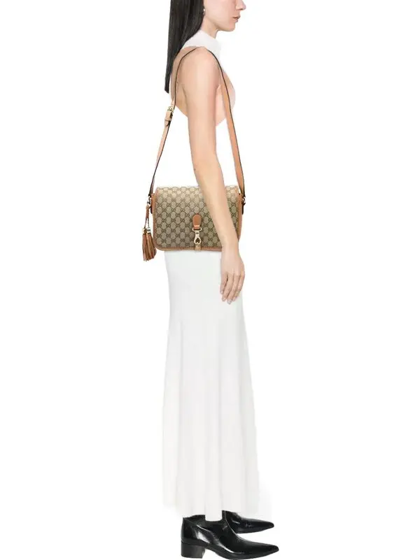 Gucci 2016-2026 Gg Canvas Marrakech Crossbody Bag - Neutrals