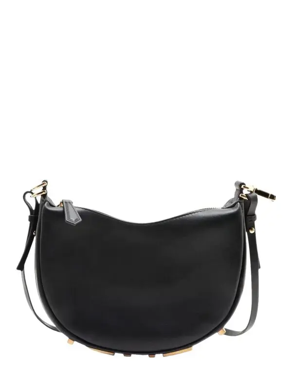 Fendi Mini Leather Graphy Hobo Bag - Black