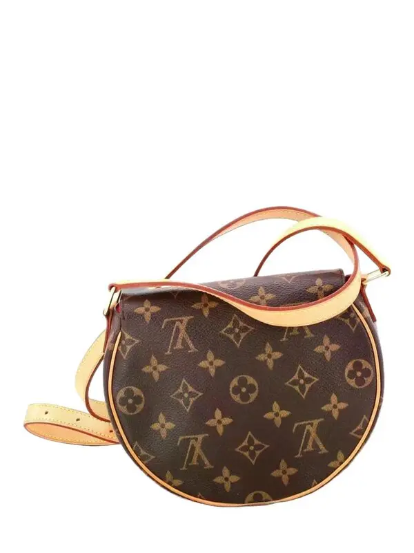 LOUIS VUITTON Monogram Canvas Tambourine Cross Body Bag - Brown