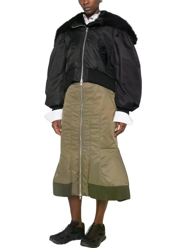 Simone Rocha Padded Midi Skirt - Green