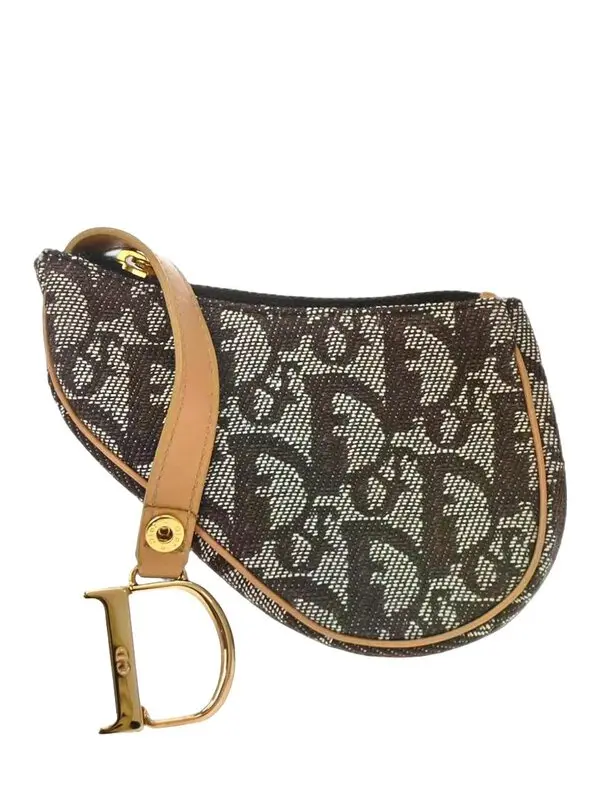 Dior Trotter Saddle Coin Purse - Brown