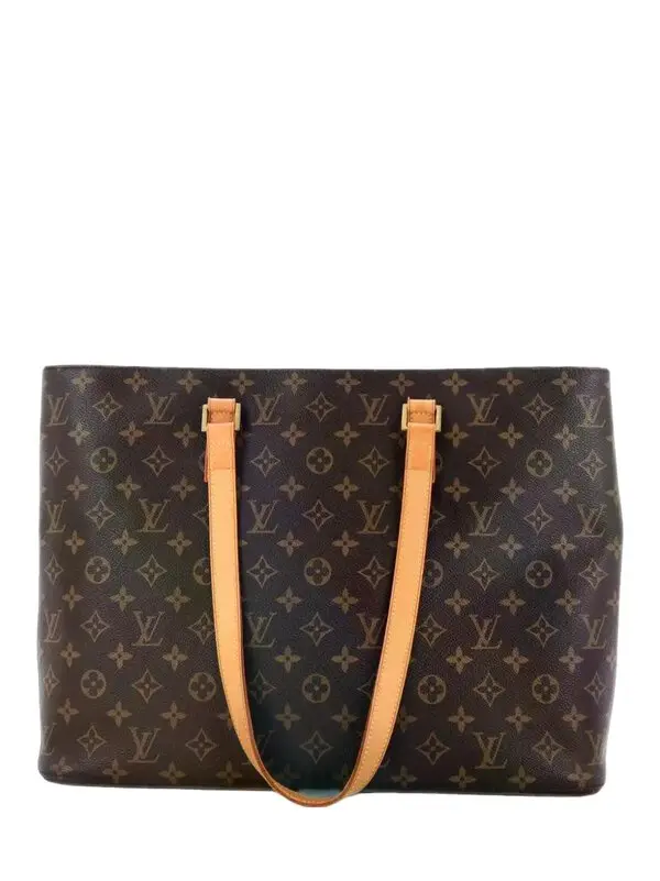 LOUIS VUITTON Monogram Canvas Luco Tote Bag - Brown