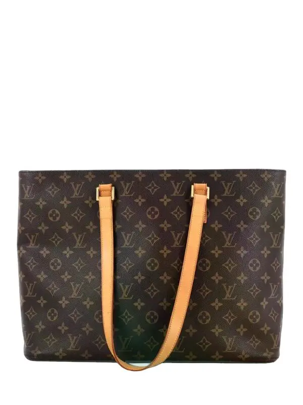 LOUIS VUITTON Monogram Canvas Luco Tote Bag - Brown