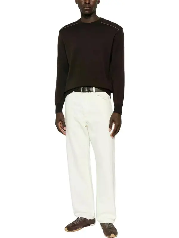 Paul & Shark Contrast-panel Sweater - Brown