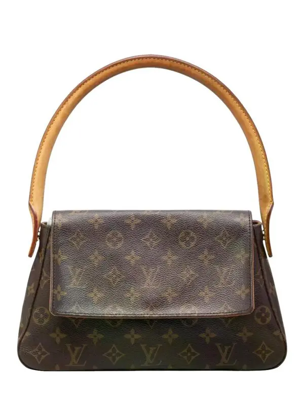 LOUIS VUITTON Monogram Mini Looping Shoulder Bag - Brown