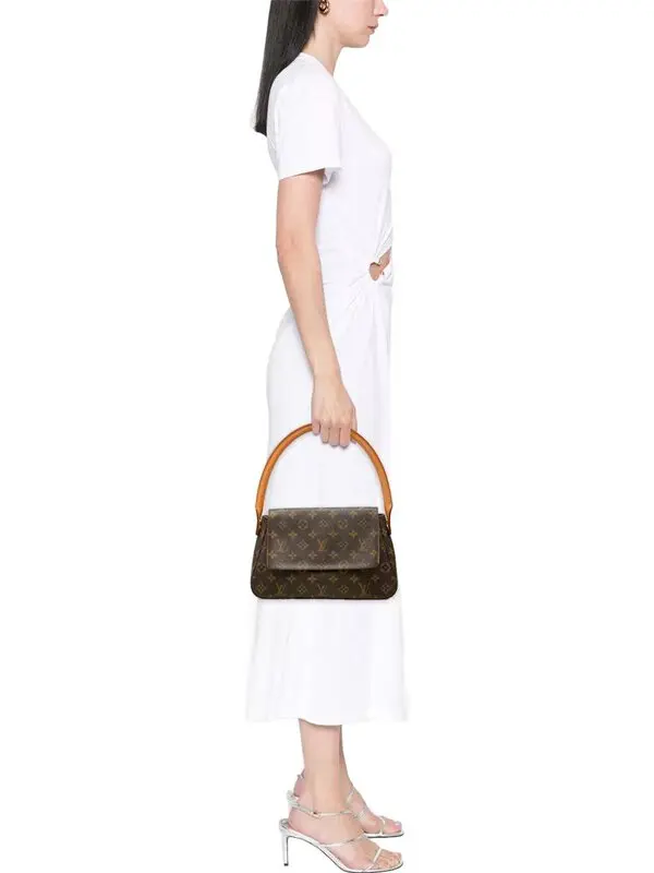 LOUIS VUITTON Monogram Mini Looping Shoulder Bag - Brown