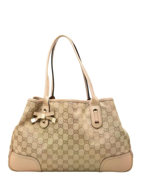Gucci Gg Canvas Princy Tote Bag - Neutrals