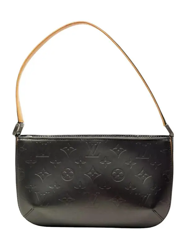 LOUIS VUITTON 2003 Monogram Mat Fowler Shoulder Bag - Grey