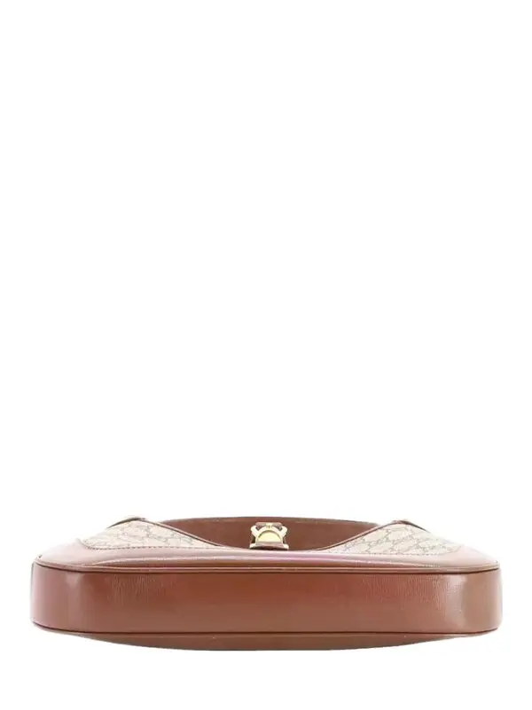 Gucci Jackie 1961 Gg Coated Canvas Small Hobo Bag - Brown