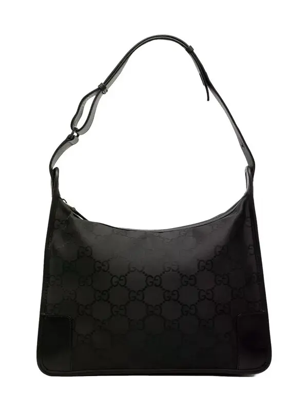 Gucci Gg Nylon Shoulder Bag - Black