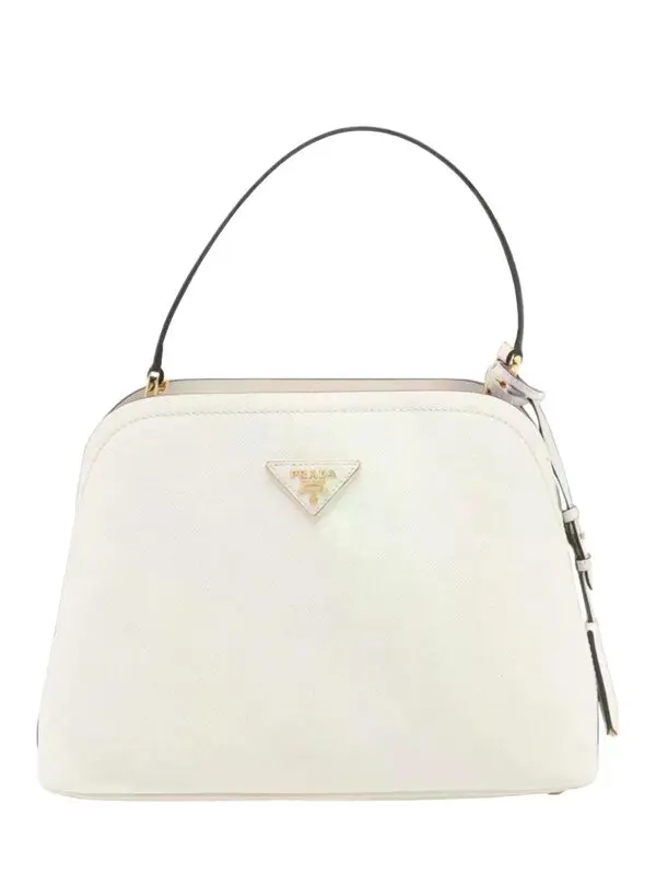 Prada Saffiano Cuir Handbag - White