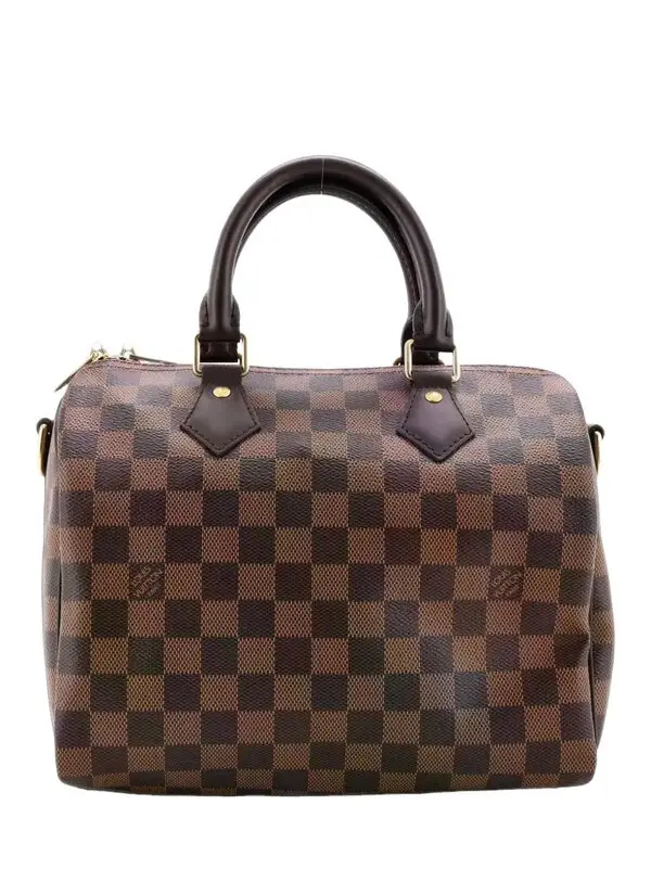 LOUIS VUITTON Speedy Bandouliere Bag Damier 25 Satchel - Brown