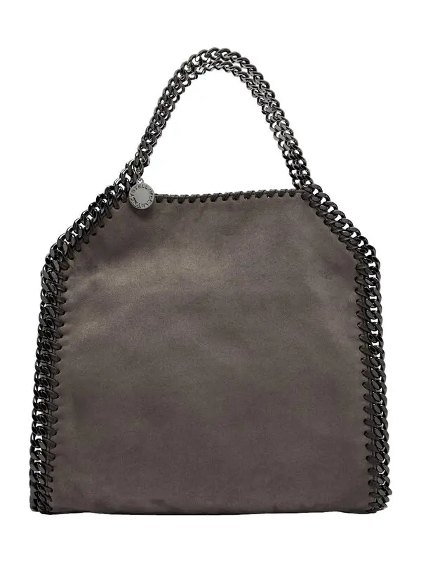 Stella McCartney Falabella Faux Suede Top Handle Bag - Tan