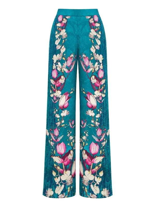 RAISHMA Lauren Trousers - Blue