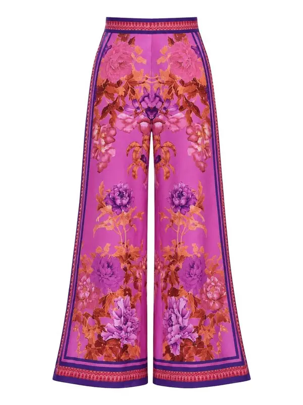 RAISHMA Alisa Viscose Trousers - Pink