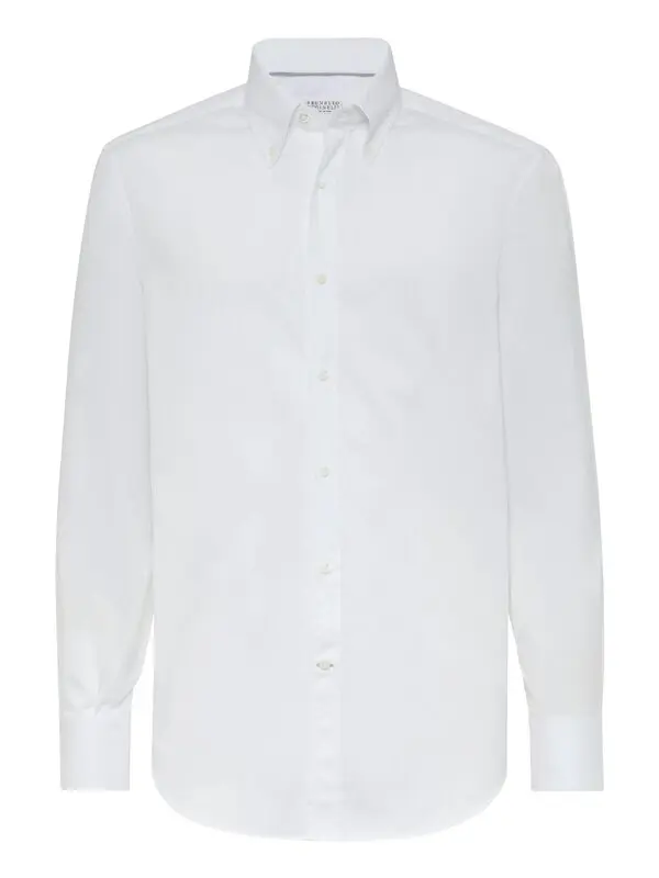 Brunello Cucinelli Cotton Shirt - White