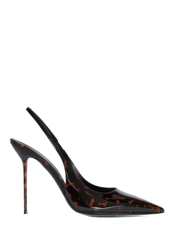 Paris Texas Lidia Patent Leather Slingback Pumps - Brown