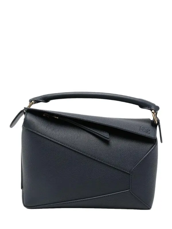 Loewe Puzzle Edge Leather Handbag - Blue
