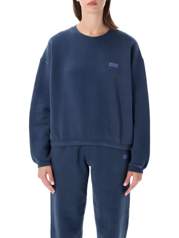 American Vintage Crewneck Sweatshirt - Blue