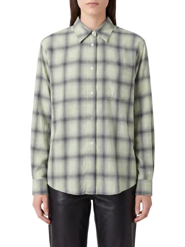 Our Legacy Long-sleeved Check-pattern Viscose Shirt - Multicolor