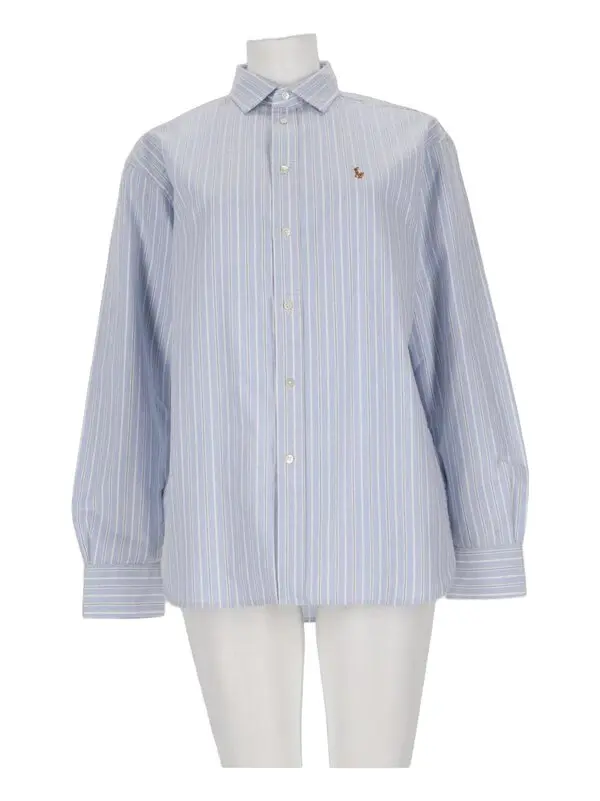 Polo Ralph Lauren Striped Cotton Button-down Shirt - Azure