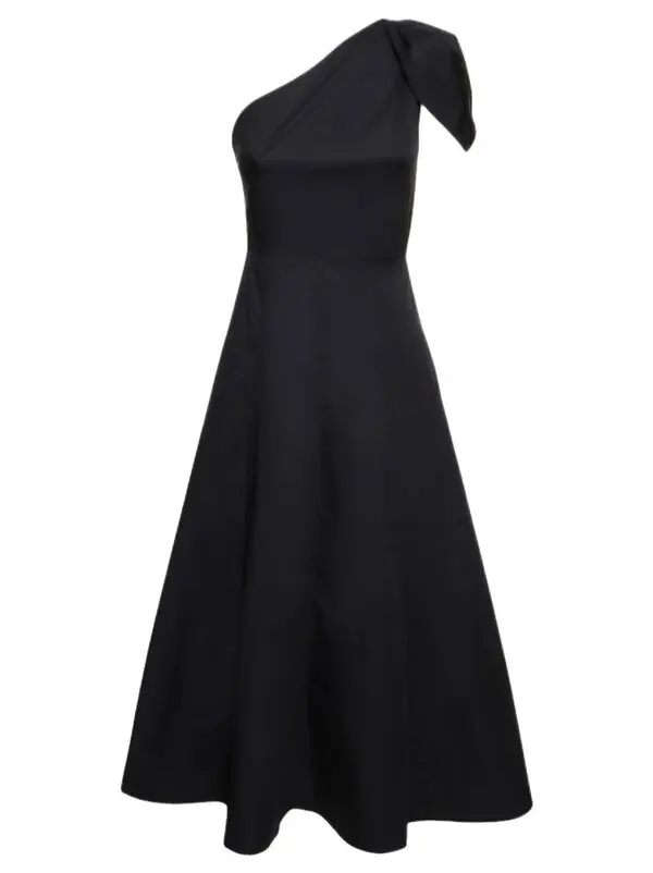 Roland Mouret Asymmetrical Medium-length Dress - Black