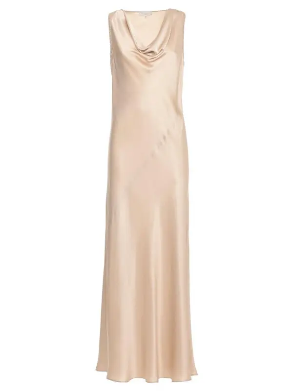 Antonelli Firenze Marcus Cowl-neck Maxi Dress - Nude