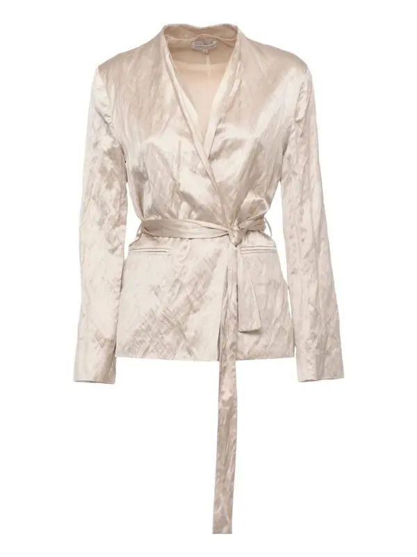Antonelli Firenze Kade Belted Blazer - Nude