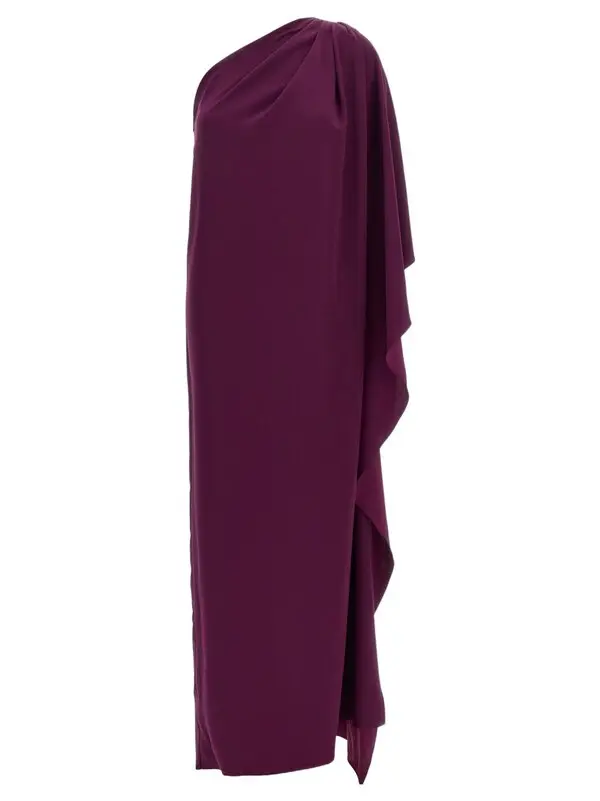 GIANLUCA CAPANNOLO Draped One-shoulder Dress - Fuchsia
