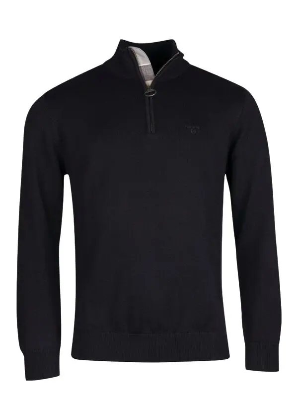 Barbour Half-zip Jumper - Black