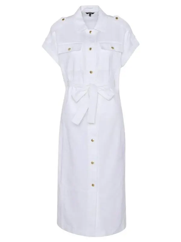 Barbour Harlow Midi Dress - White