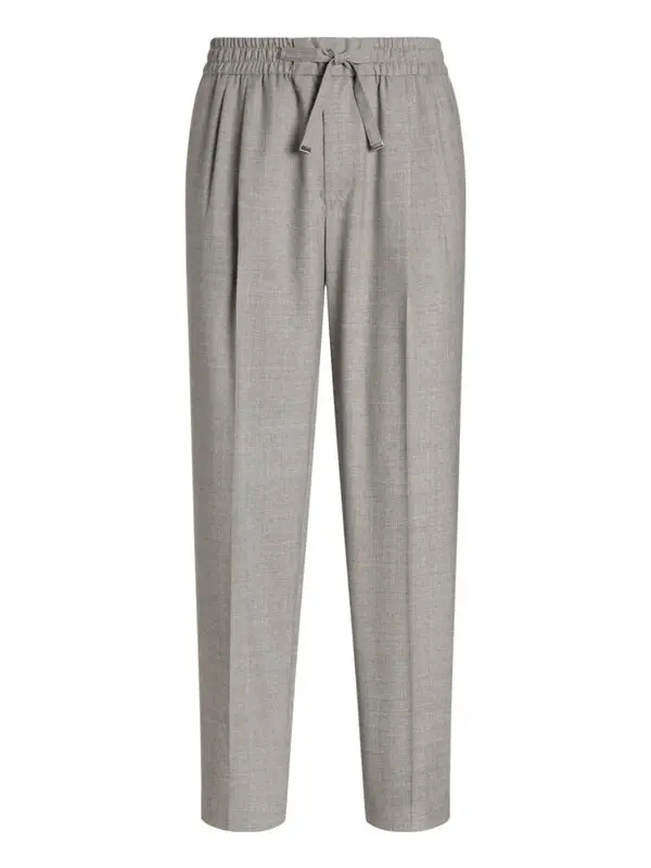 Dolce & Gabbana Wool Jogging Trousers - Gray