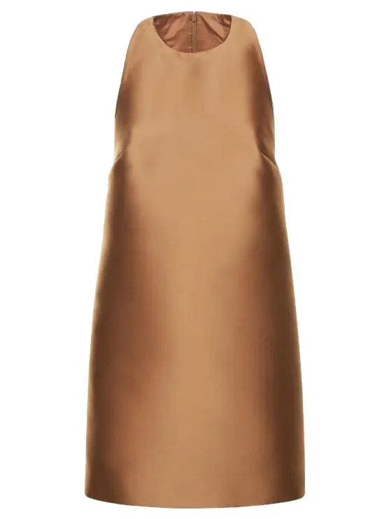 Valentino Garavani Techno Duchesse Mini Dress - Brown